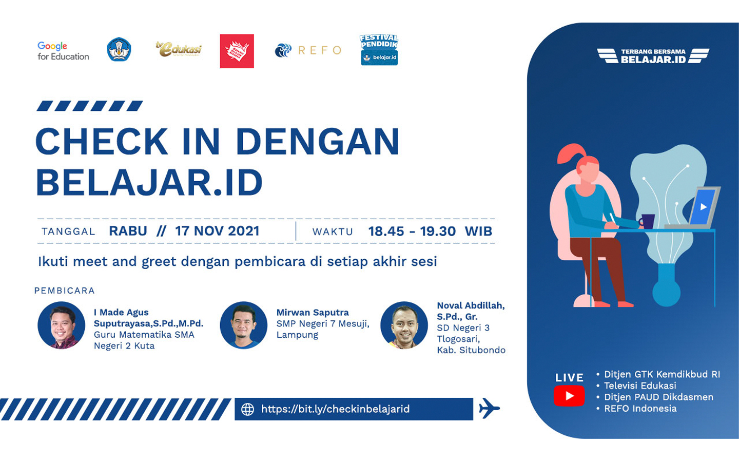 Check In dengan belajar.id - REFO