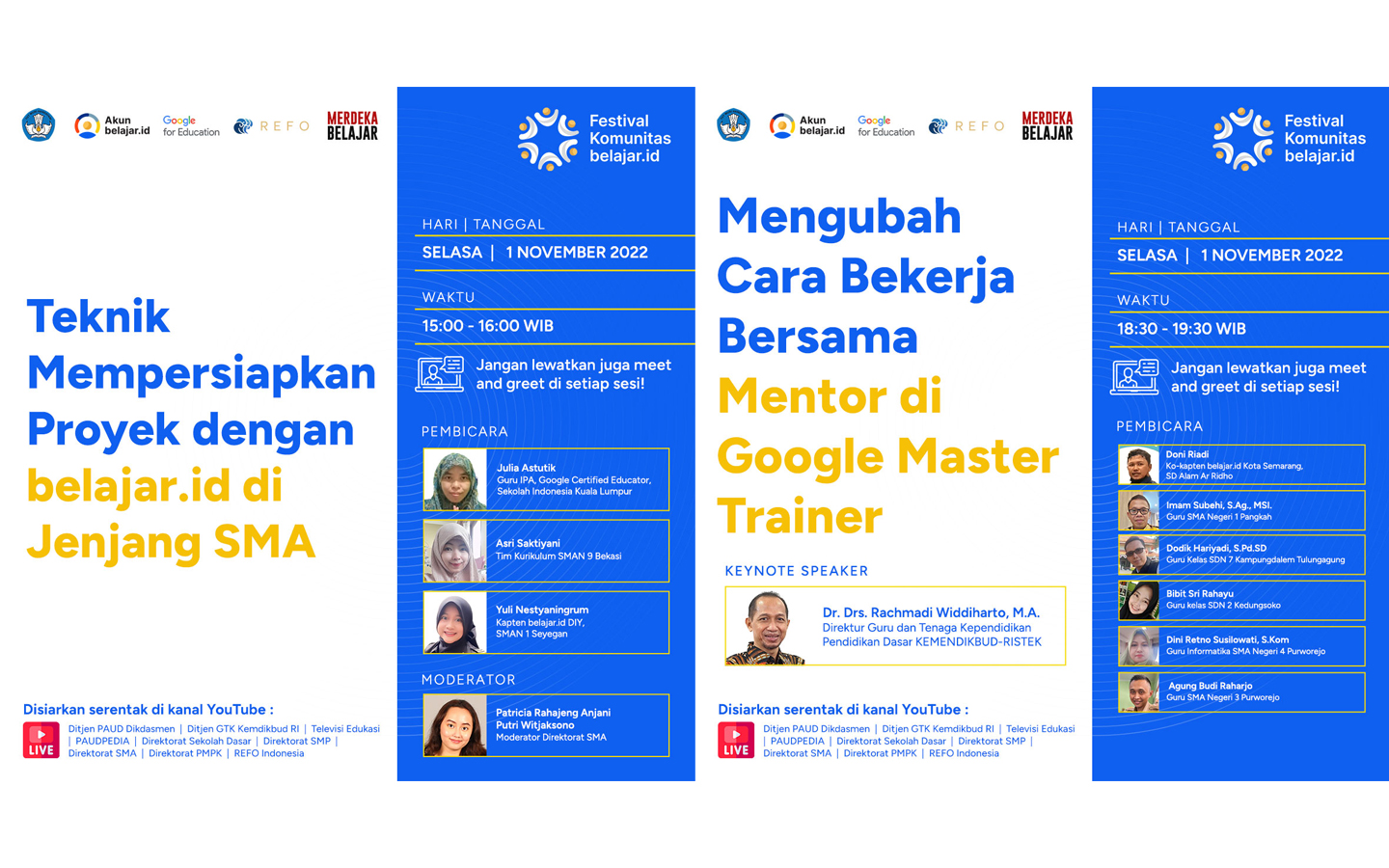 Liputan Langsung Festival Komunitas belajar.id 2022 “Bangkit Bersama ...