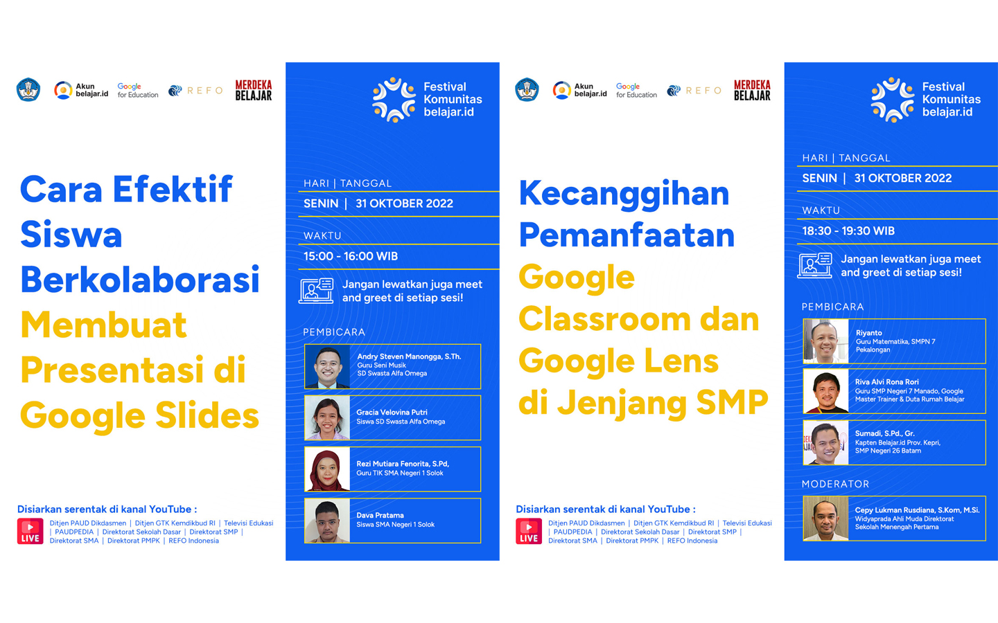 Liputan Langsung Festival Komunitas belajar.id 2022 “Bangkit Bersama ...