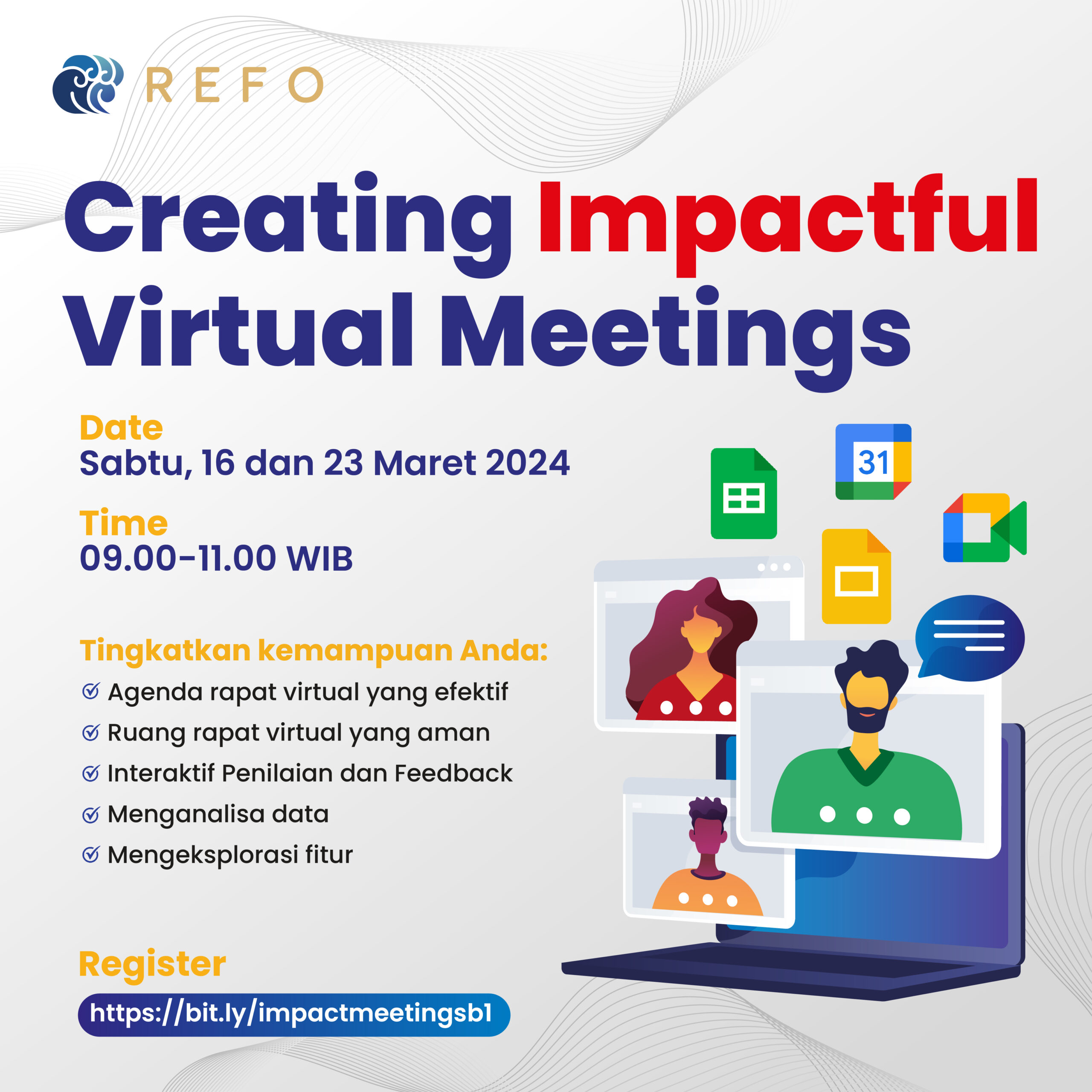 Creating Impactful Virtual Meetings Short Course - REFO